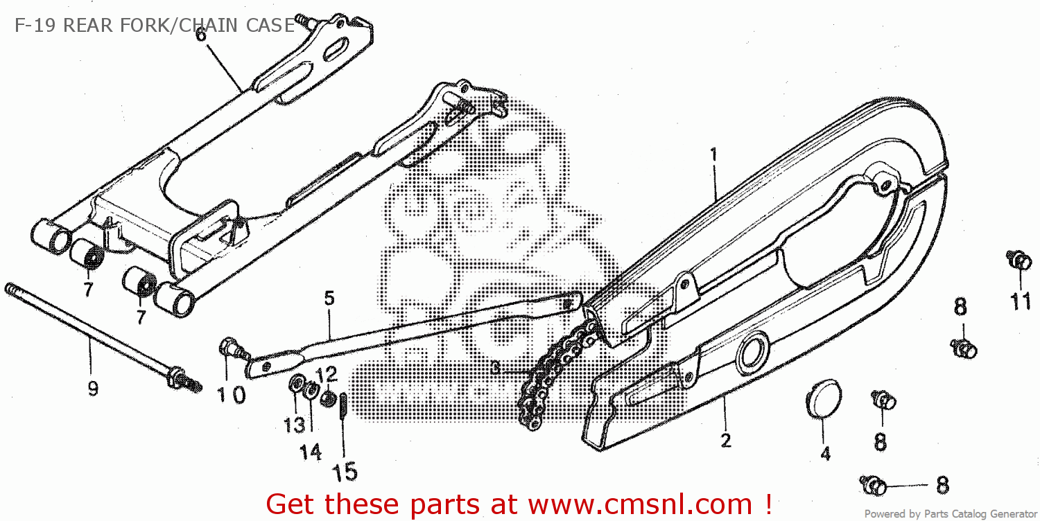 52110198740: Swing Arm Comp. Honda - buy the 52110-198-740 at CMSNL