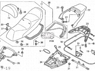 77210MCT770: Backrest Assy Honda - buy the 77210-MCT-770 at CMSNL