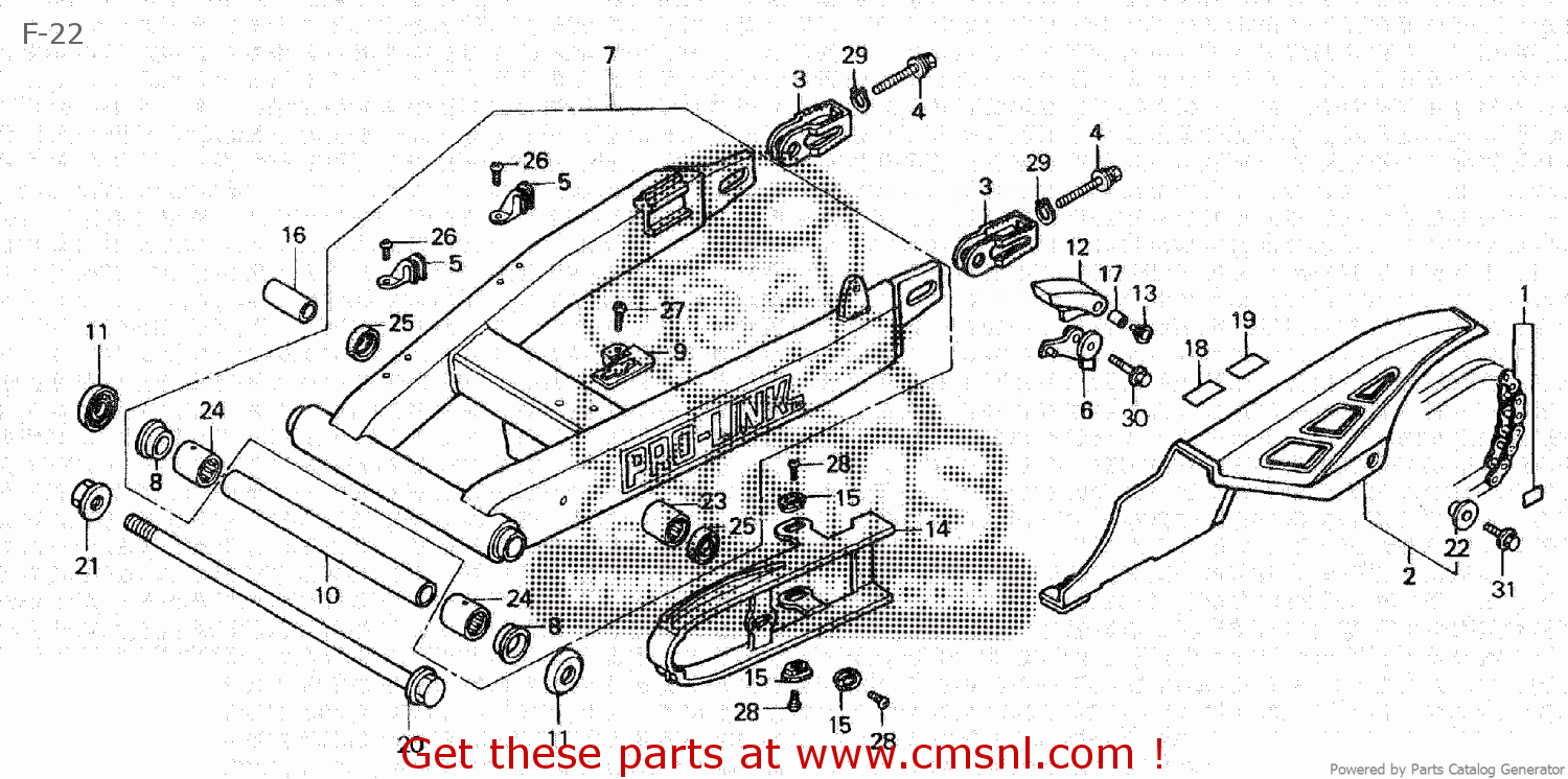 87507KW3970: Mark,drive Chain Honda - buy the 87507-KW3-970 at CMSNL