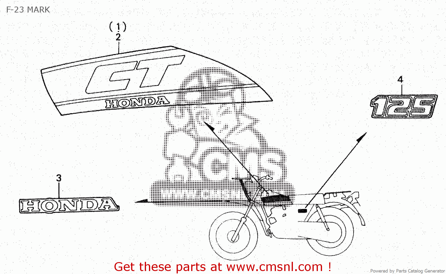 17505KE4730: Mark,l.fuel Tank Honda - buy the 17505-KE4-730 at CMSNL