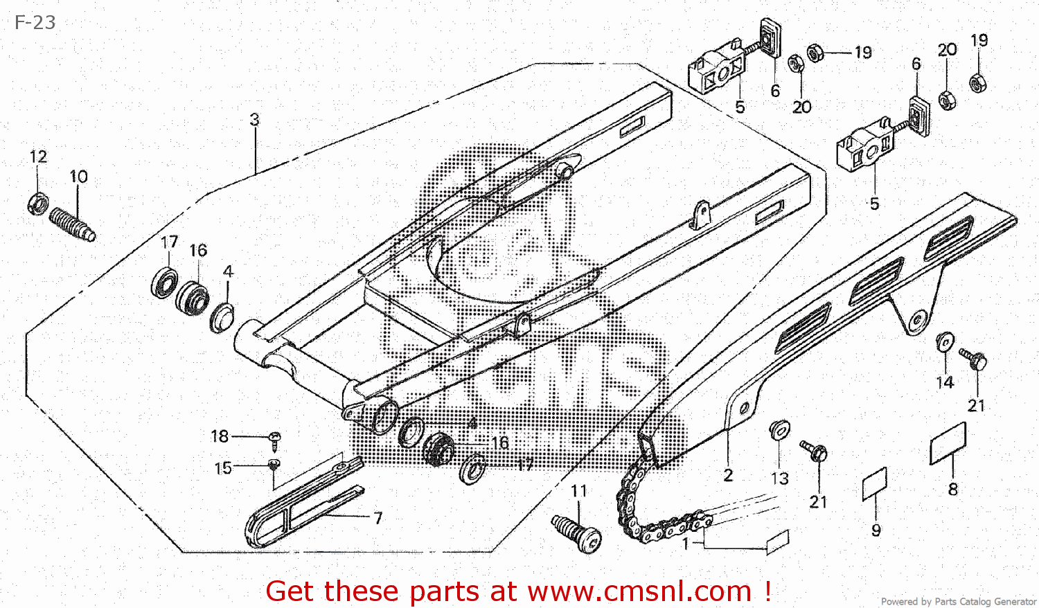 87507KE8300: Mark,chain Cautio Honda - buy the 87507-KE8-300 at CMSNL