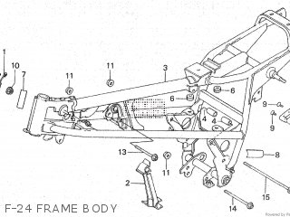 50100168000: Body Comp .,frame Honda - buy the 50100-168-000 at CMSNL