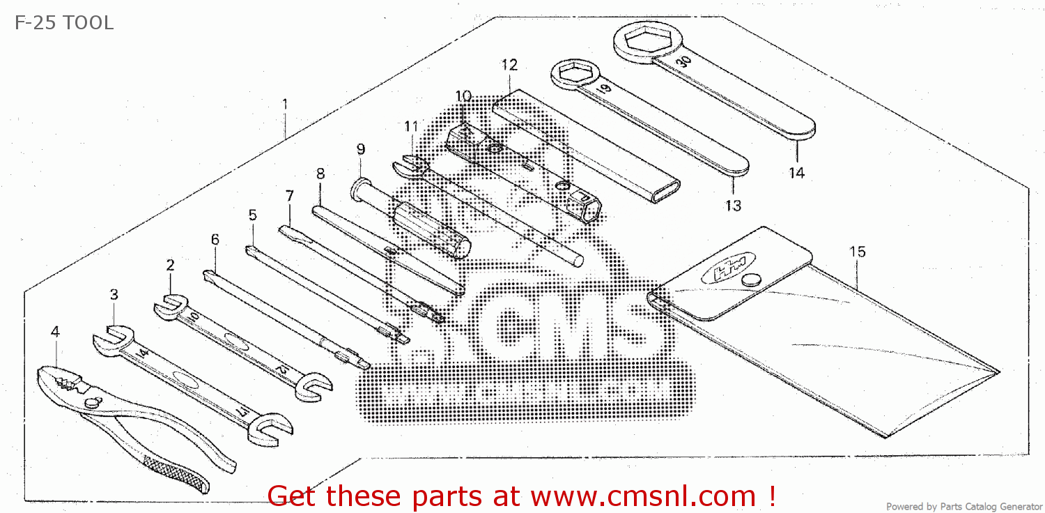 89010402000: Tool Assy Honda - buy the 89010-402-000 at CMSNL