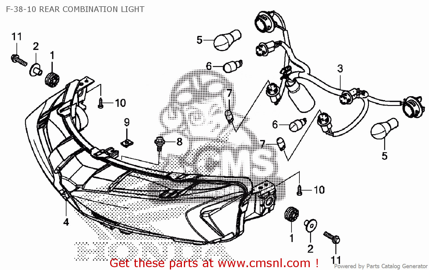 34904K04931: Bulb,winker Light Honda - buy the 34904-K04-931 at CMSNL
