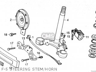 53200KAG910: Stem Comp., Steering *nh-1* Honda - buy the 53200-KAG-910 ...