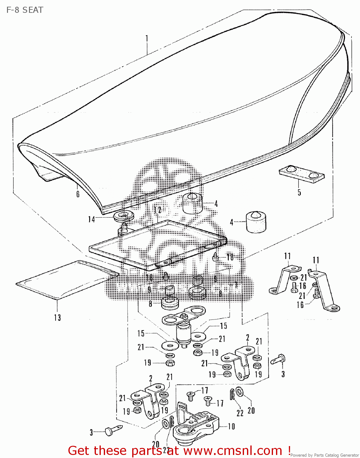 77200329010A: Seat Comp.,double Honda - buy the 77200-329-010A at CMSNL