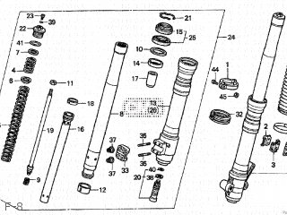 51580KCZ003: Fork Sub Assy.,l. Honda - buy the 51580-KCZ-003 at CMSNL