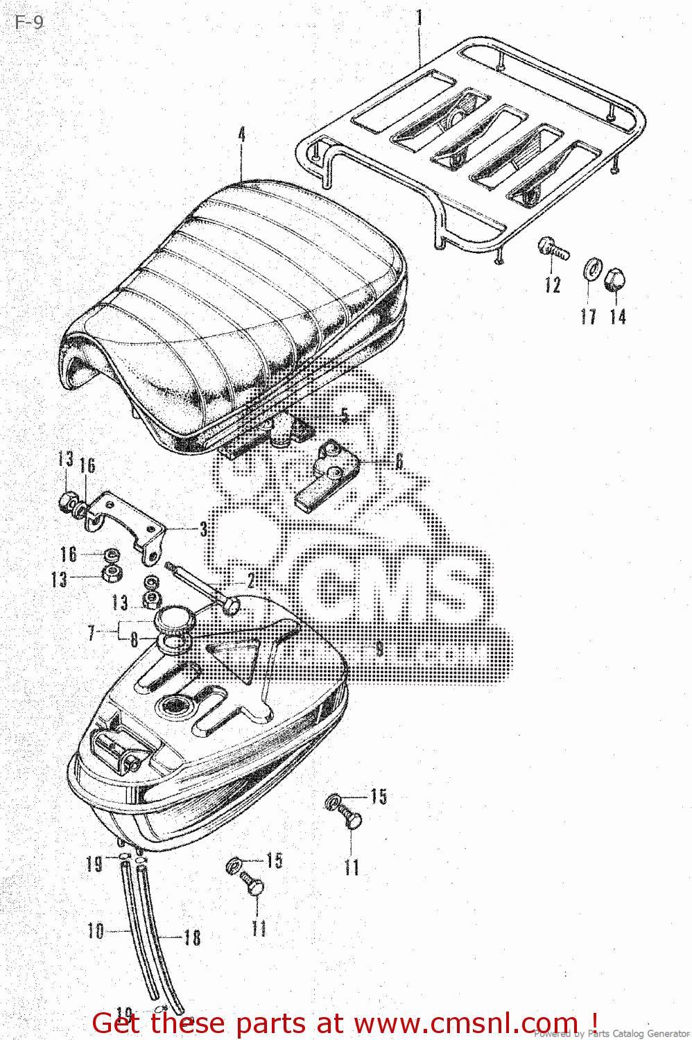 77200076000A: Double Seat Comp Honda - buy the 77200-076-000A at CMSNL