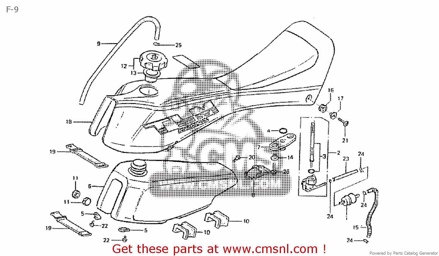16953169003: Screen-set, Fuel Strainer Honda - buy the 16953-169-003 at ...