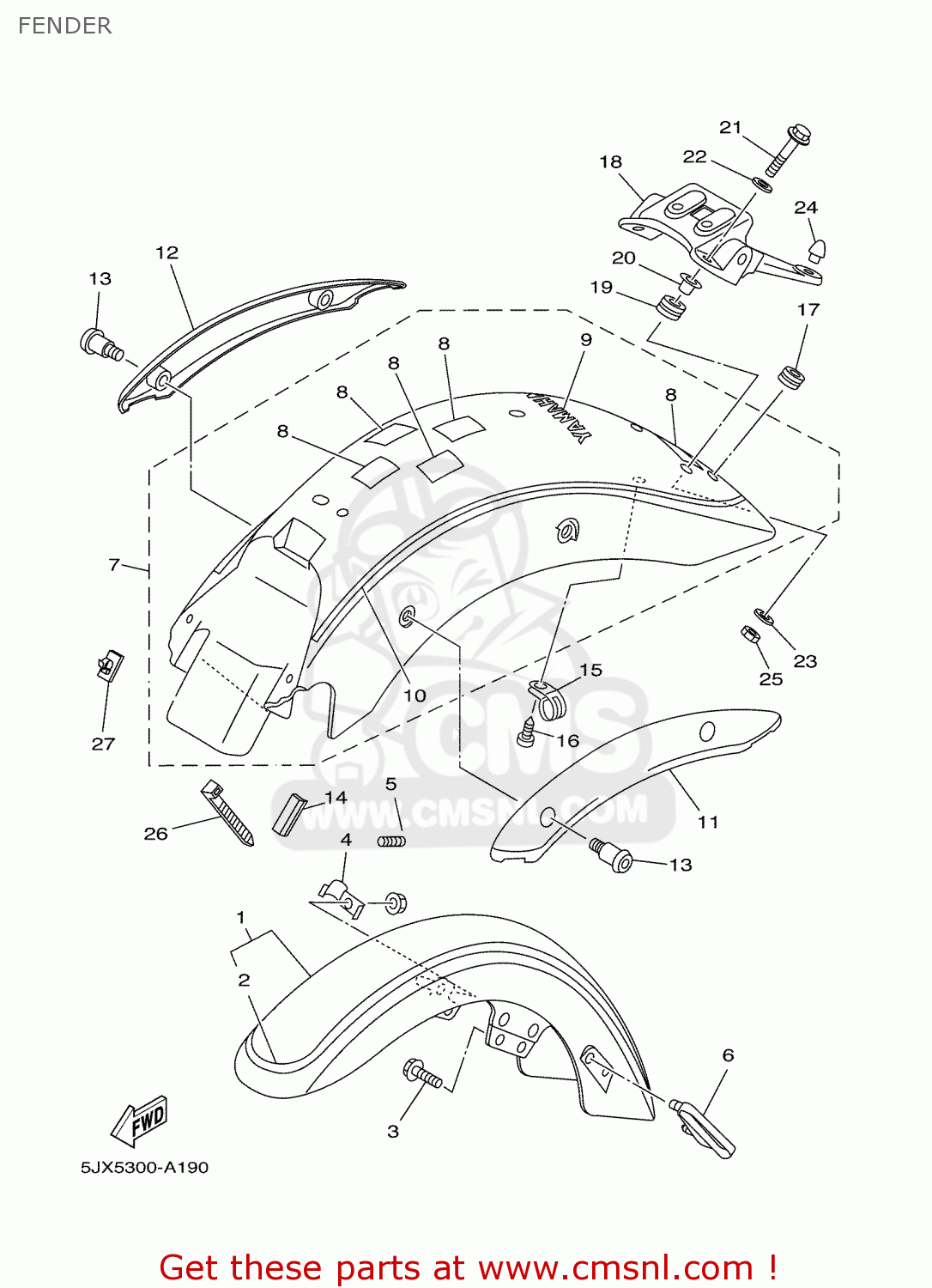 5JX2157030: Graphic Set, Front Fender Yamaha - buy the 5JX-21570-30 at ... 5JX2157030: Graphic Set, Front Fender Yamaha - buy the 5JX-21570-30 at ...
