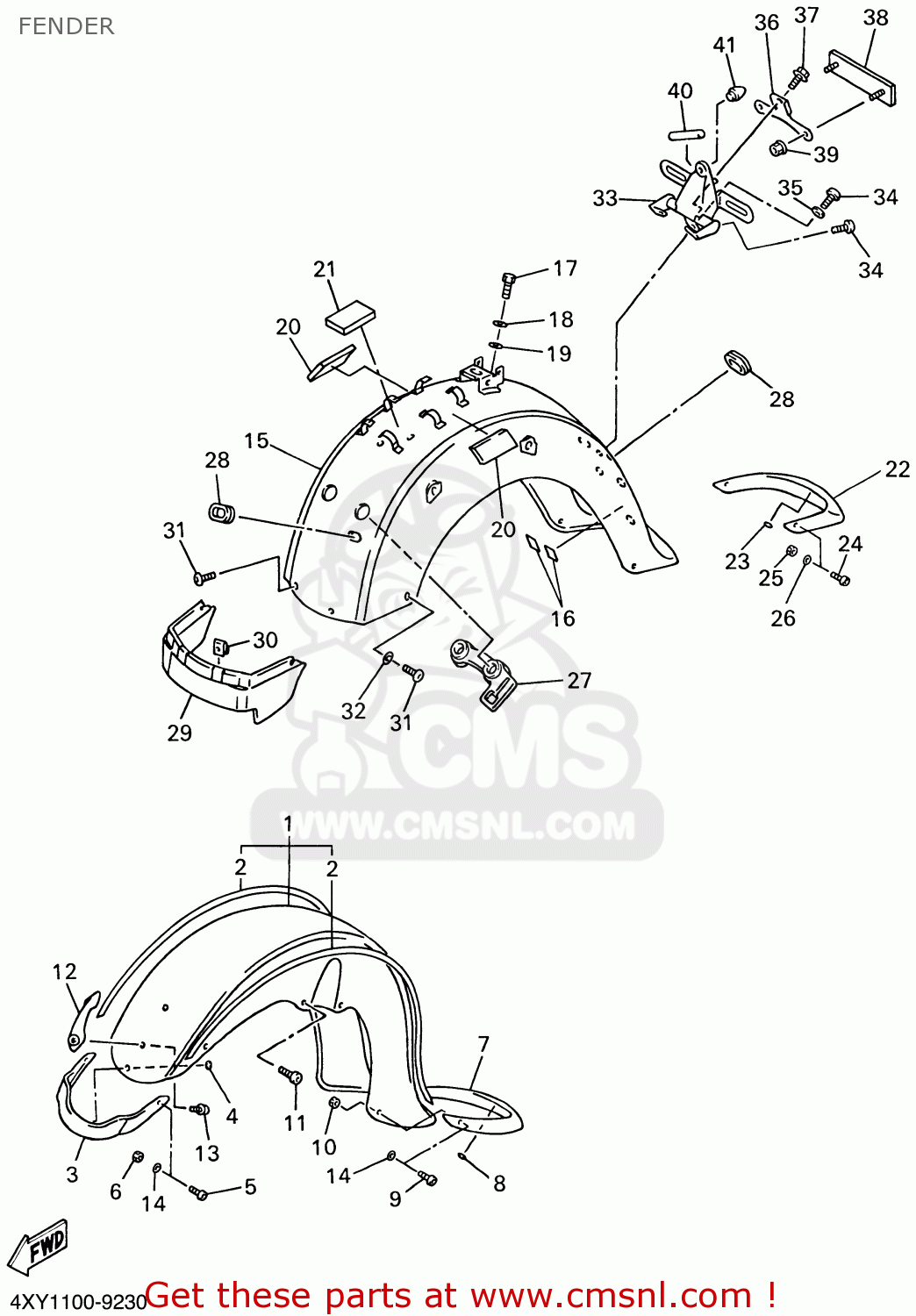 4XY2157010: Graphic Set, Front Fender Yamaha - buy the 4XY-21570-10-00 ... 4XY2157010: Graphic Set, Front Fender Yamaha - buy the 4XY-21570-10-00 ...