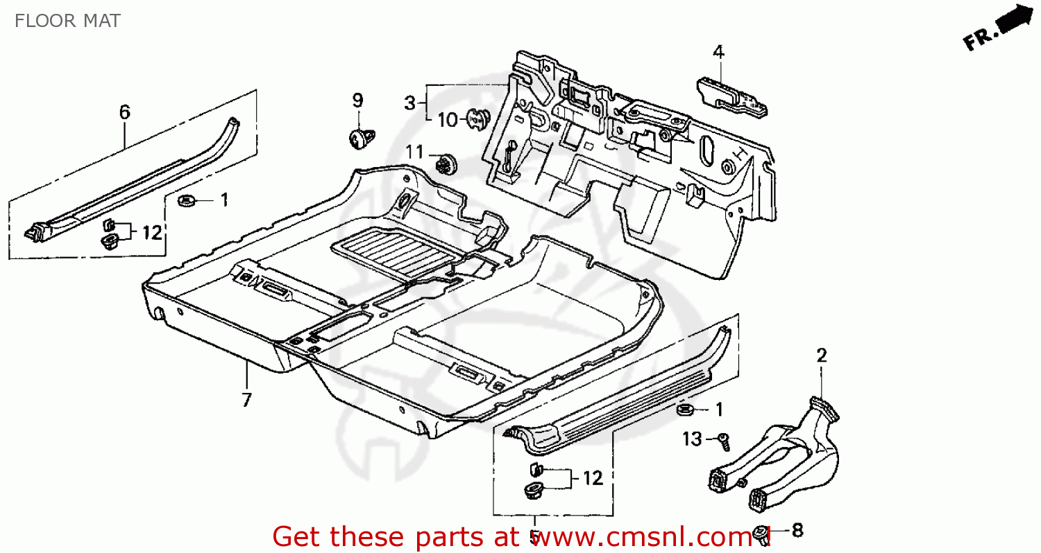 83161SR2000ZA: Lng,l Cow*nh167l* Honda - buy the 83161-SR2-000ZA at CMSNL