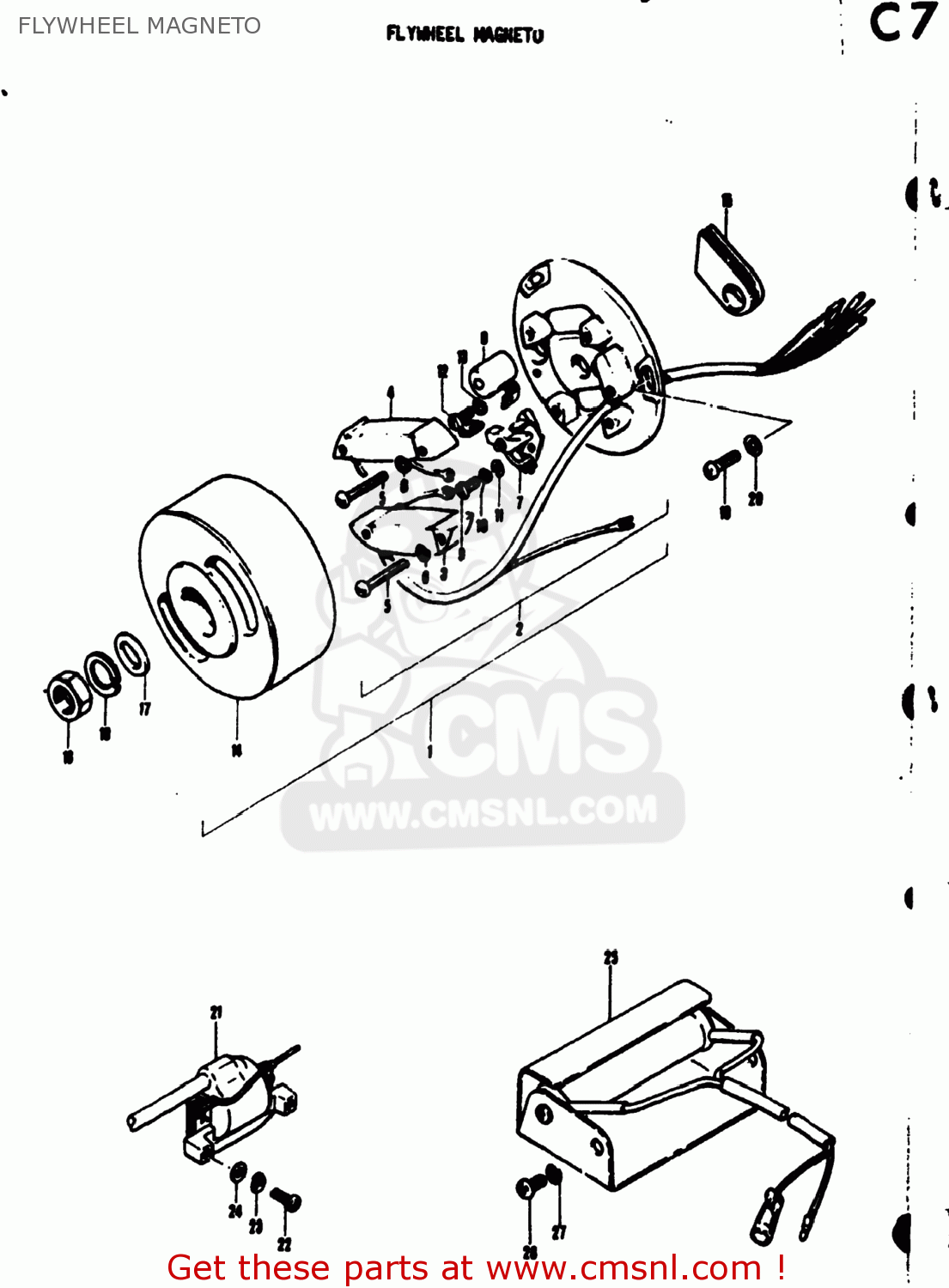 3210026613: Magneto Assembly Suzuki - buy the 32100-26613 at CMSNL