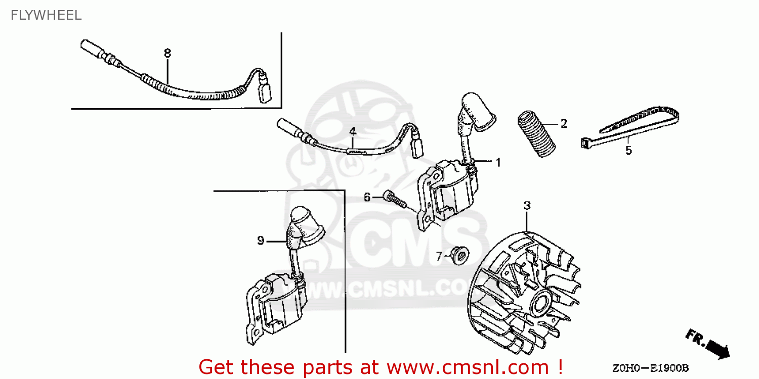 30500Z0H801: Coil Assy,ign Honda - buy the 30500-Z0H-801 at CMSNL