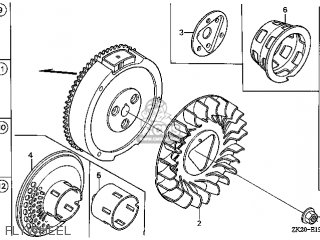 FLYWHEEL COMP (ST for GX270\QXE6_A\14ZH90E9 - order at CMSNL
