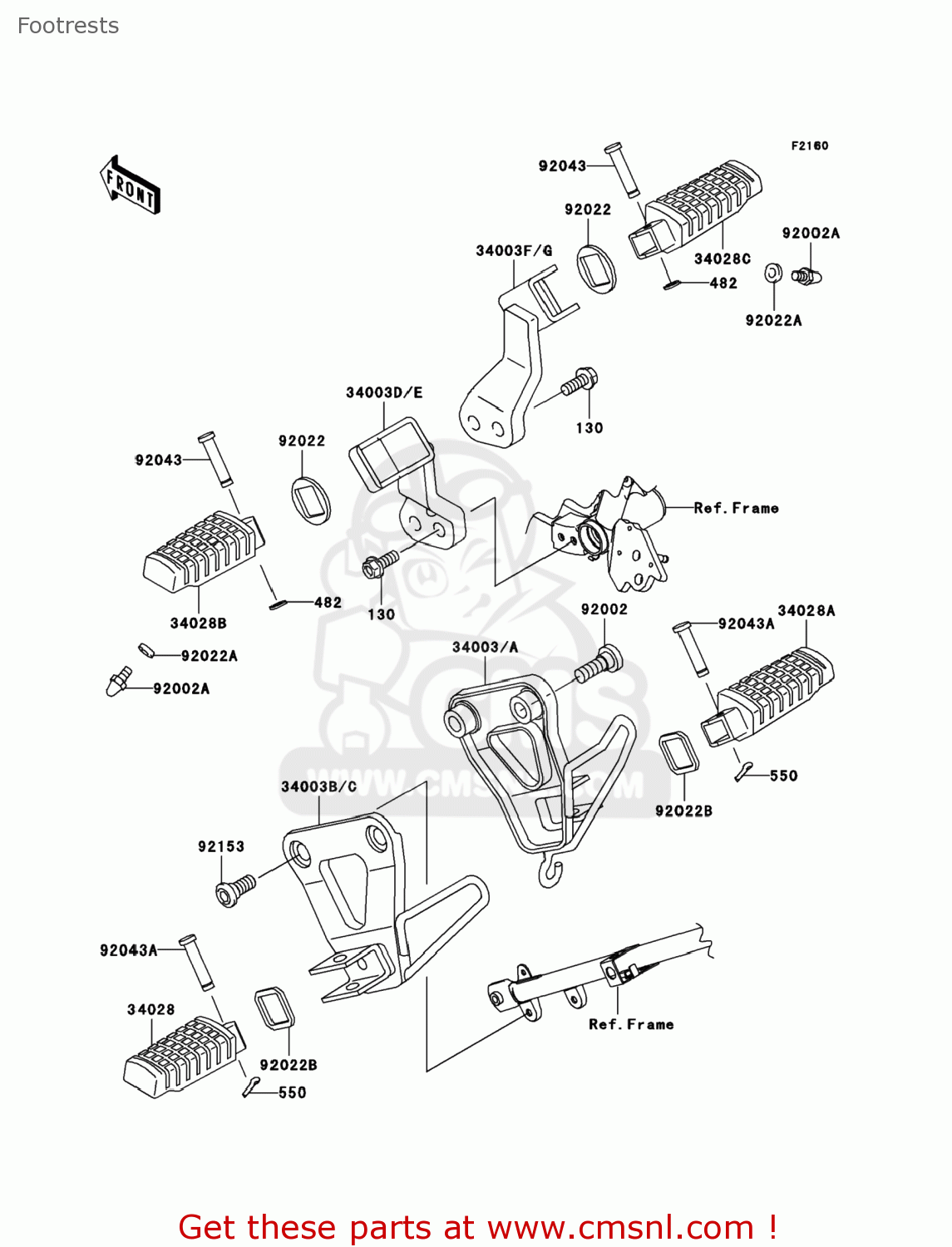 340280069: Step,fr,rh Kawasaki - buy the 34028-0069 at CMSNL