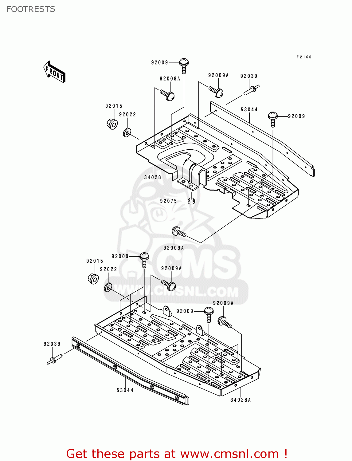 340281469: Step,foot Board,lh Kawasaki - buy the 34028-1469 at CMSNL