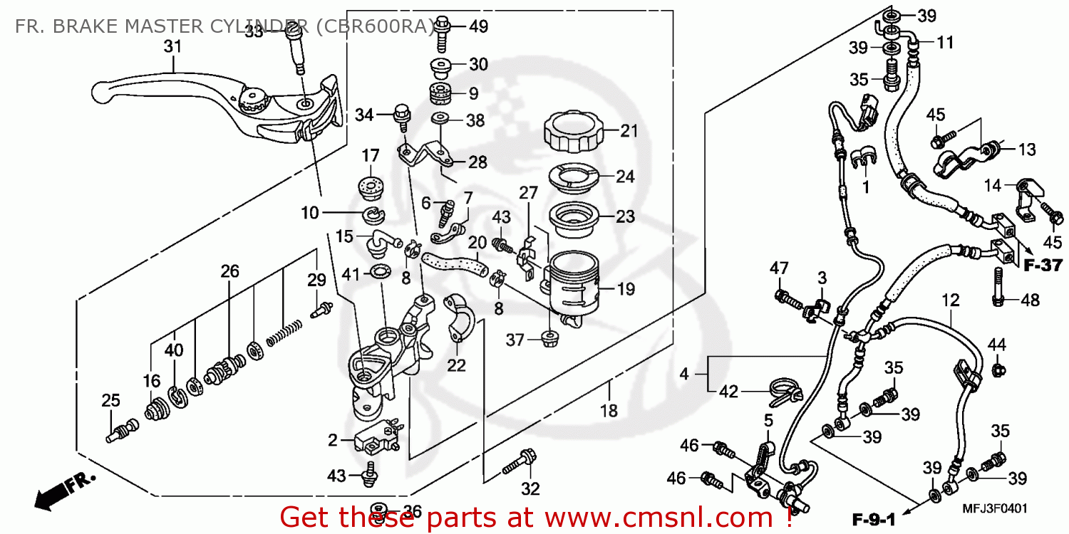 38520MFJA51: Sensor,wheel Spd. Honda - buy the 38520-MFJ-A51 at CMSNL