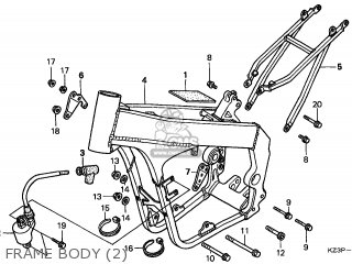 50100KZ3J10: Frame Body Comp Honda - buy the 50100-KZ3-J10 at CMSNL