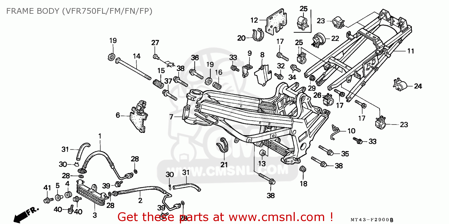 50100MY7000: Frame Body Comp Honda - buy the 50100-MY7-000 at CMSNL
