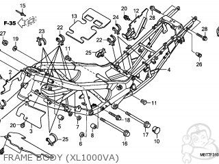 50100MBTC50: Frame Body Comp Honda - buy the 50100-MBT-C50 at CMSNL