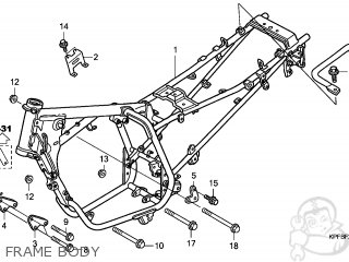 50100KPF790: Body Comp,frame Honda - buy the 50100-KPF-790 at CMSNL