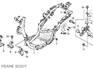 50100KTF670: Frame Body Comp Honda - buy the 50100-KTF-670 at CMSNL