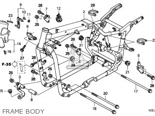50100MEA650: Frame Body Comp. Honda - buy the 50100-MEA-650 at CMSNL