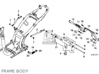 50100KEC830: Frame Body Comp Honda - buy the 50100-KEC-830 at CMSNL