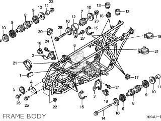 50100HN5M40: Frame Body Comp Honda - buy the 50100-HN5-M40 at CMSNL