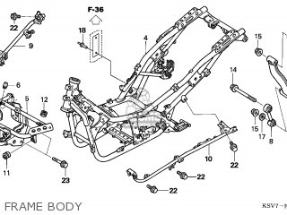 50100KSVD11: Body Comp,frame Honda - buy the 50100-KSV-D11 at CMSNL