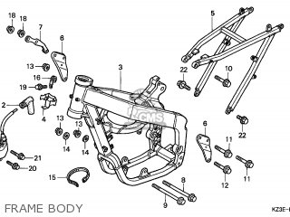 50100KZ3J30: Frame Body Comp Honda - buy the 50100-KZ3-J30 at CMSNL
