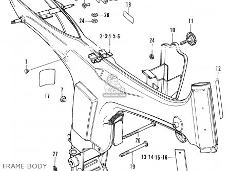 BODY, FRAME for SS50E ENGLAND (130515) - order at CMSNL