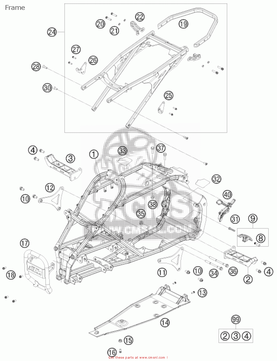 83503096000: Chain Guard Atv Sx Ktm - buy the 83503096000 at CMSNL