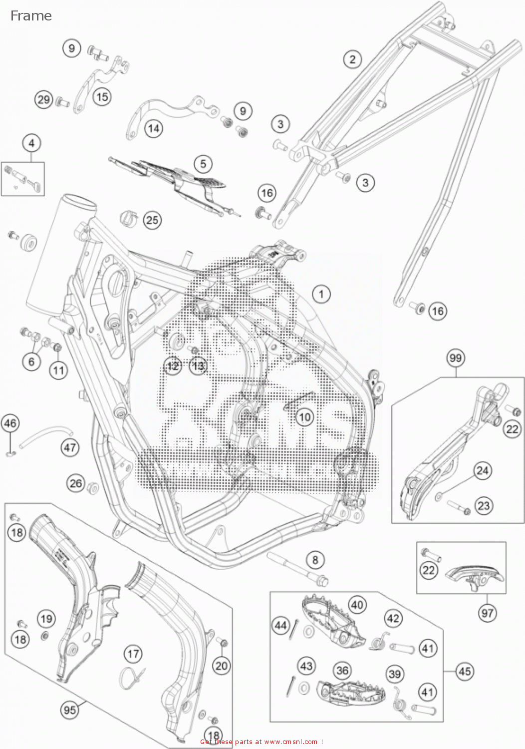 PREFORMED HOSE 6X10 ECO for 300 XC USA 2017 - order at CMSNL