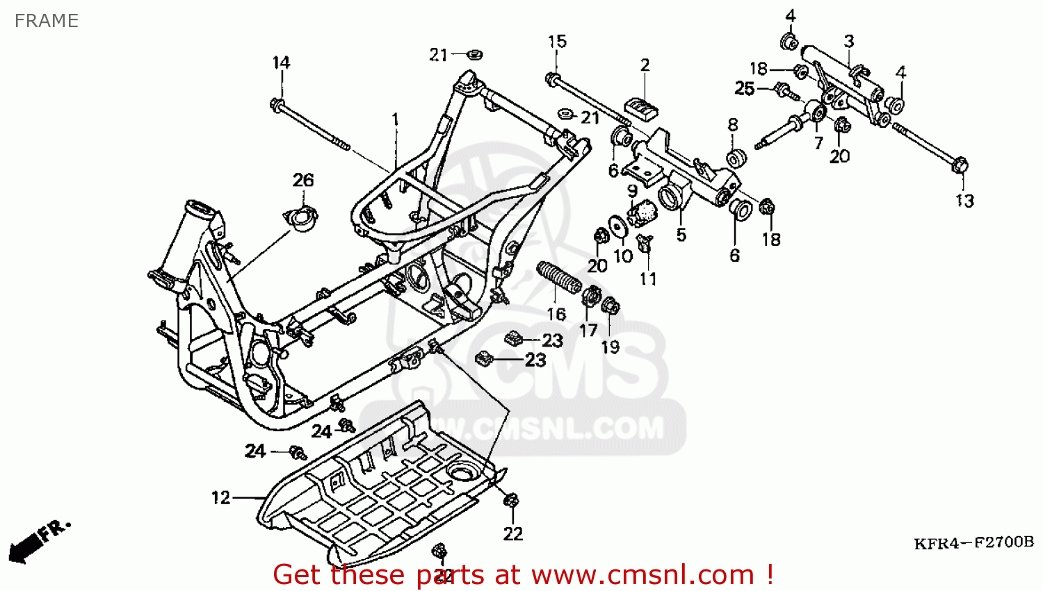 50370KS4013: Rod Assy,tension Honda - buy the 50370-KS4-013 at CMSNL