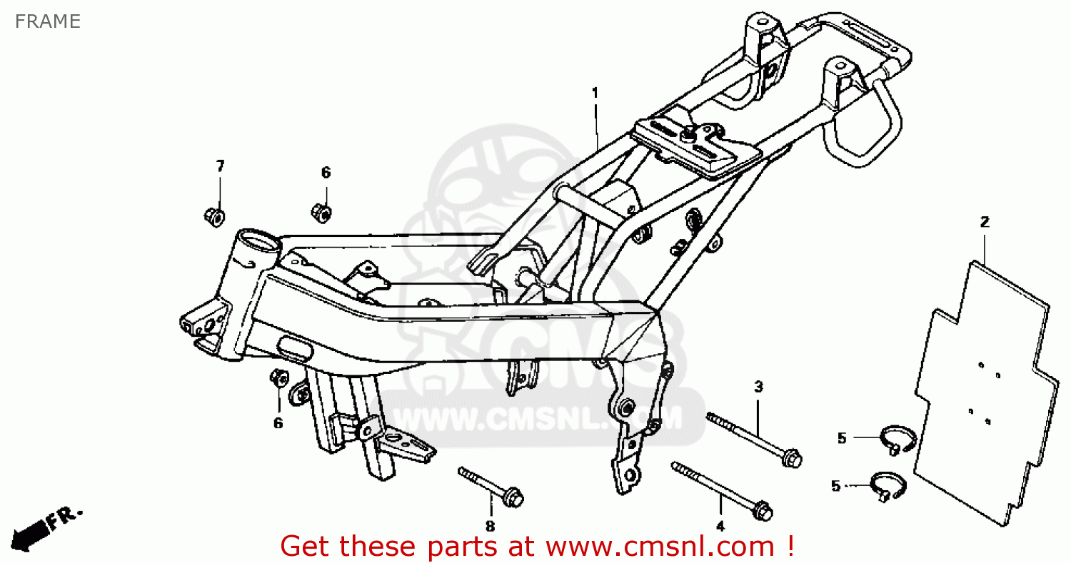 50100NLA000: Frame Body,comp Honda - buy the 50100-NLA-000 at CMSNL