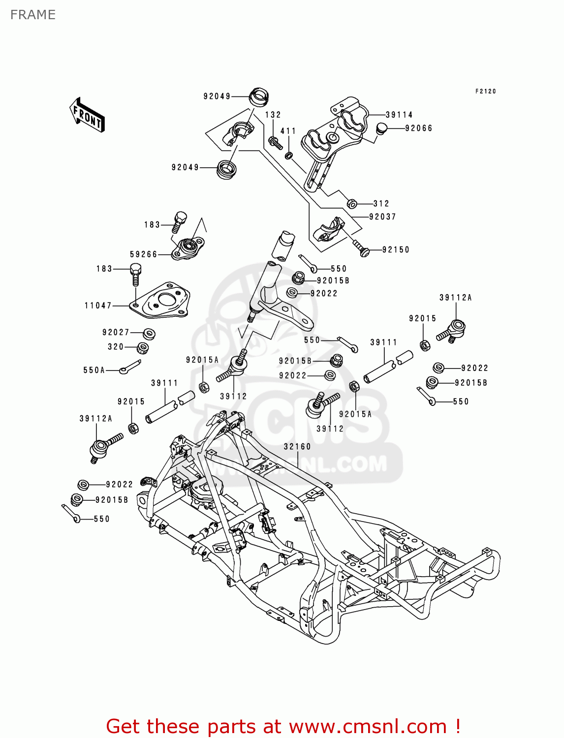 391141071: Shaft-comp-strg Kawasaki - buy the 39114-1071 at CMSNL