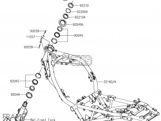 32160098010: Frame-comp,black Kawasaki - buy the 32160-0980-10 at CMSNL