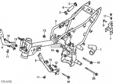 FRAME BODY COMP for EZ90 1991 (M) USA - order at CMSNL