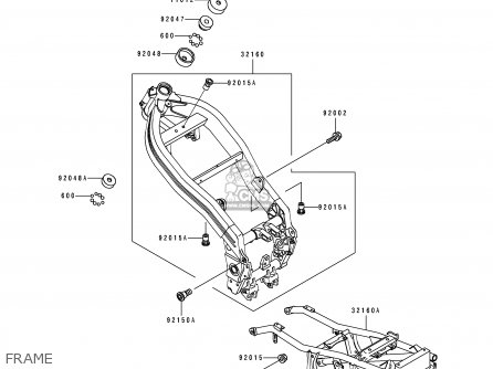 321601352: Frame-comp,rr Kawasaki - buy the 32160-1352 at CMSNL