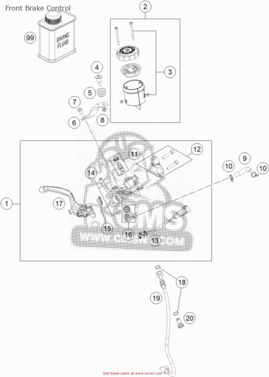 CLAMP CPL. for 690 SMC R US 2020 - order at CMSNL