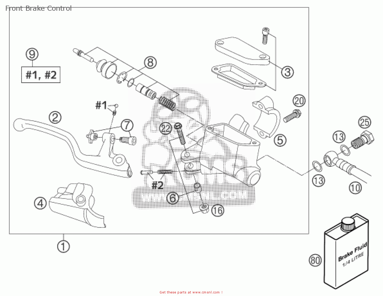 SCREW+BUSHING+NUT 03 for 85 SXS 17/14 Europe 2012 - order at CMSNL