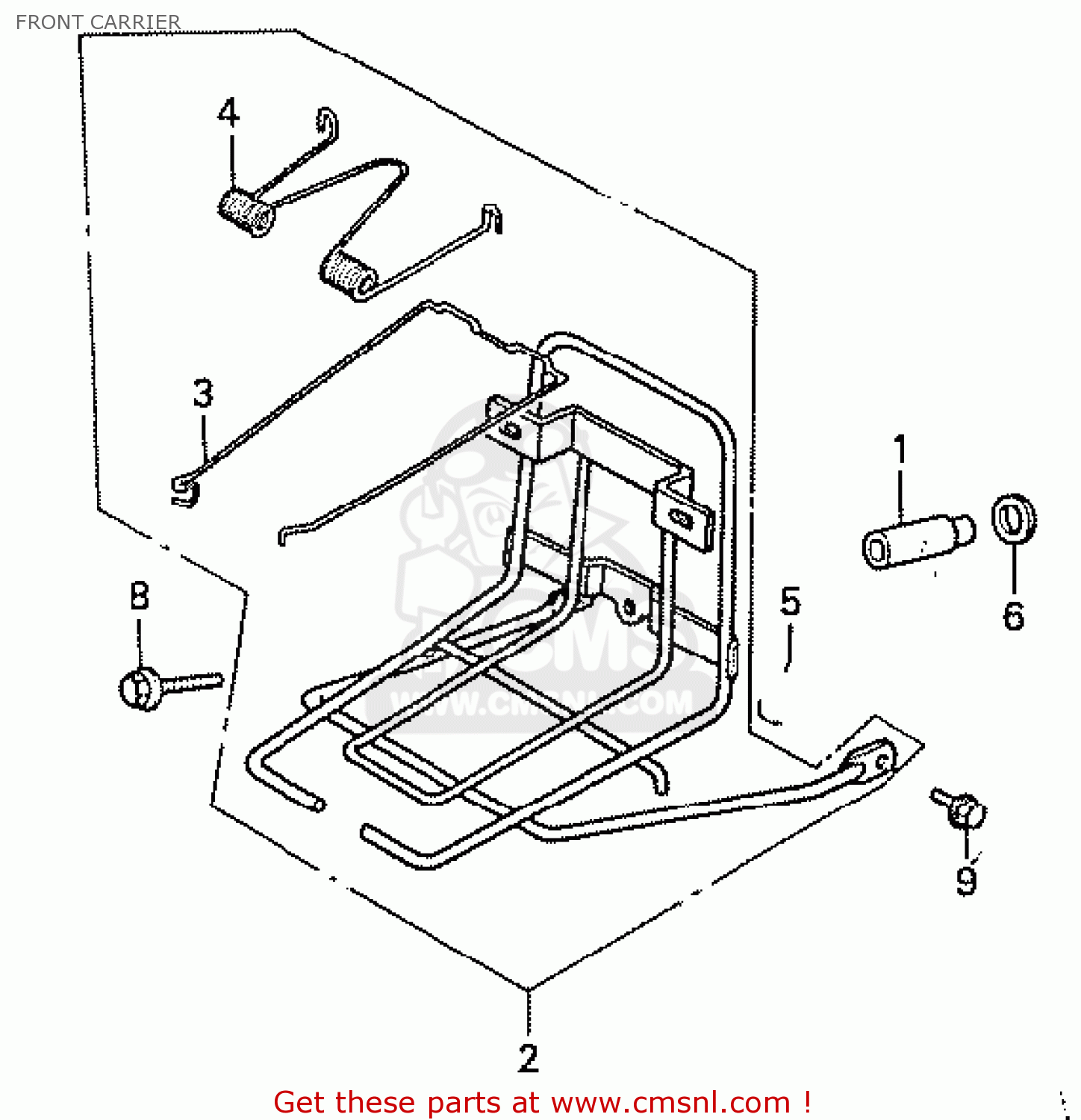 81010GN5830: Carrier Comp.,fr. Honda - buy the 81010-GN5-830 at CMSNL