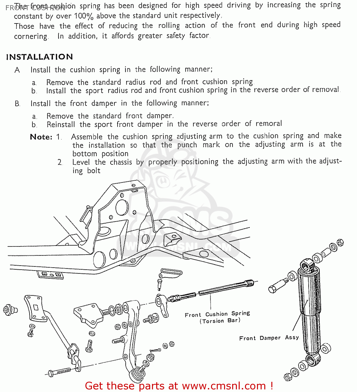 51600504810: Damper Assy., Front Honda - buy the 51600-504-810 at CMSNL