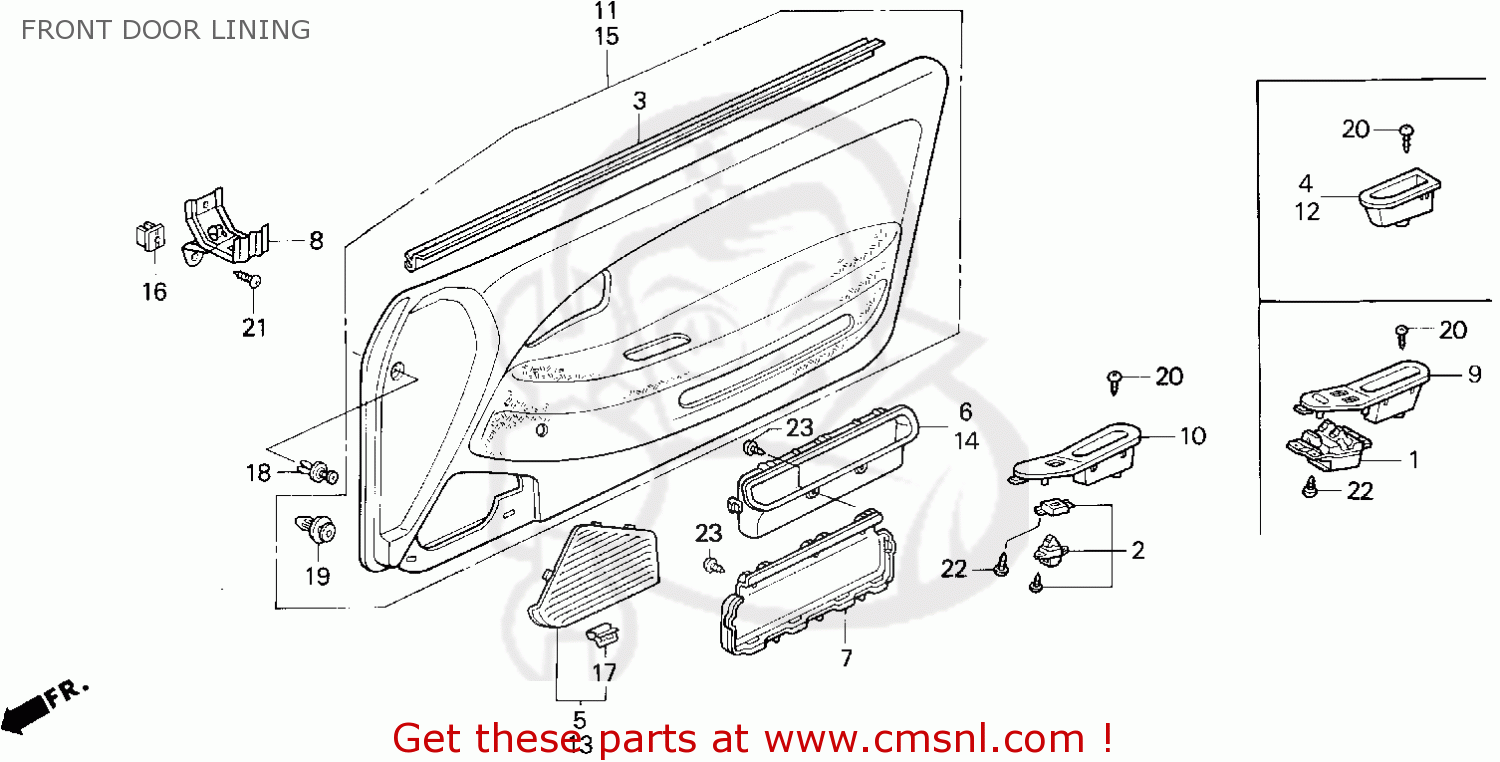 83554SR3000ZA: Pocket,l.*nh167l* Honda - buy the 83554-SR3-000ZA at CMSNL