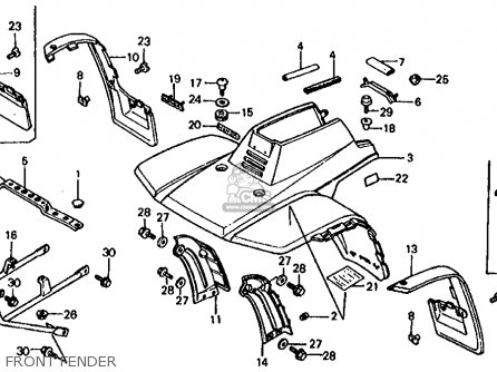 61100VM6000ZA: Fender, Fr. *r109* Honda - buy the 61100-VM6-000ZA at CMSNL