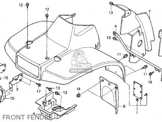 61100HF1910ZA: Fender,fr. *r109* Honda - buy the 61100-HF1-910ZA at CMSNL