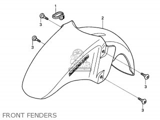 61000KPB750ZE: Fender Set, Fr. (wl) Honda - buy the 61000-KPB-750ZE at ...