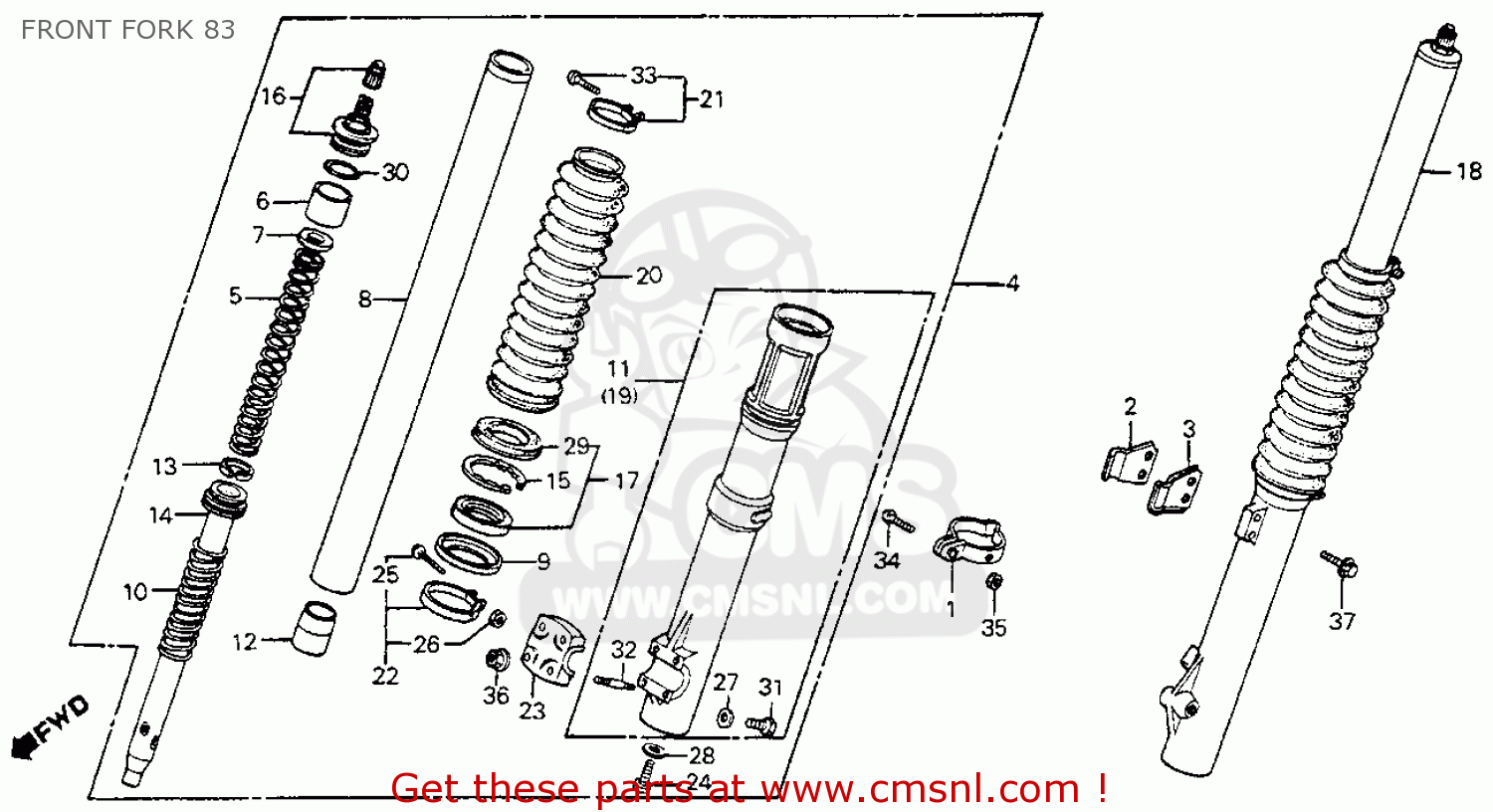 51402KF0003: Collar, Spring Honda - buy the 51402-KF0-003 at CMSNL